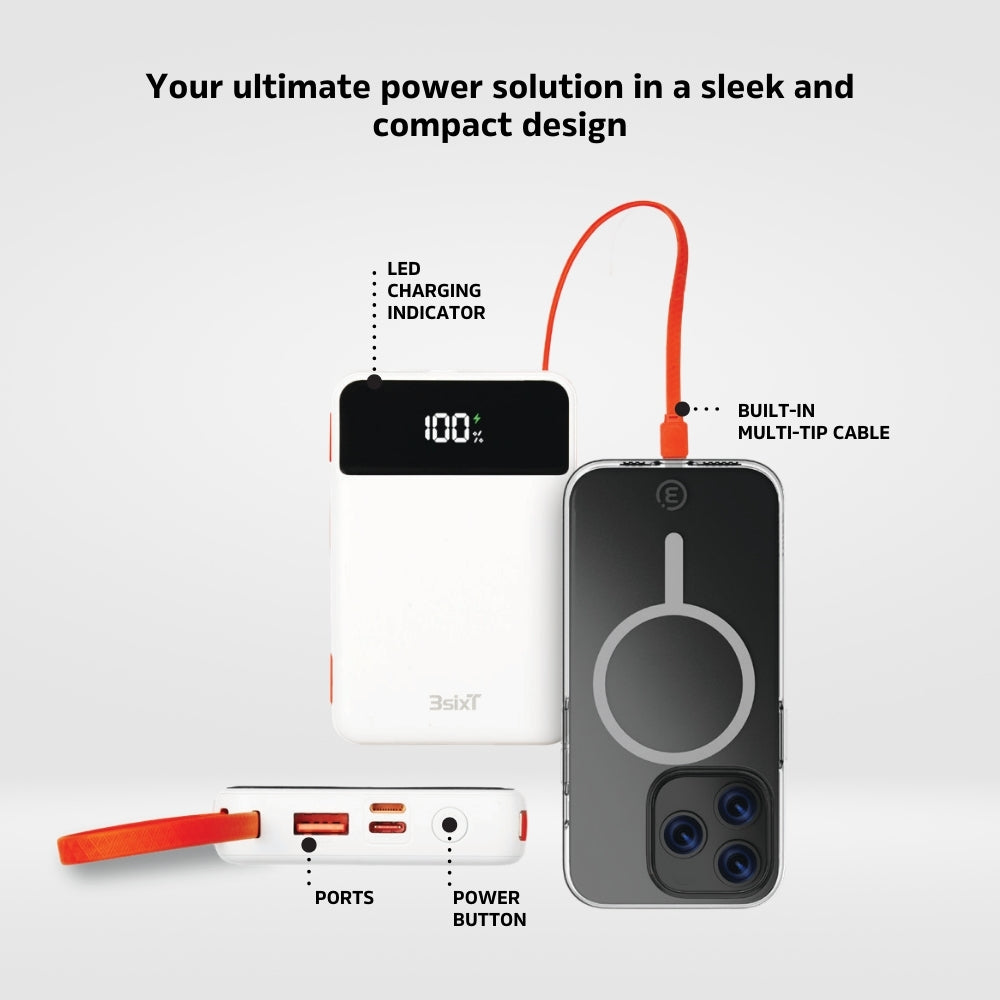 3sixT JetPak 2 in 1 10000mAh Power Bank– 3sixT Gear