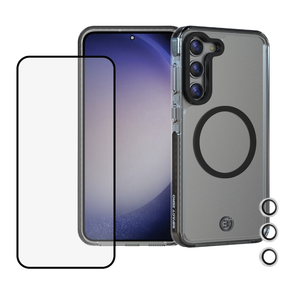 Impact Zero® Premium Case, Screen & Lens Protector Bundle for Samsung ...