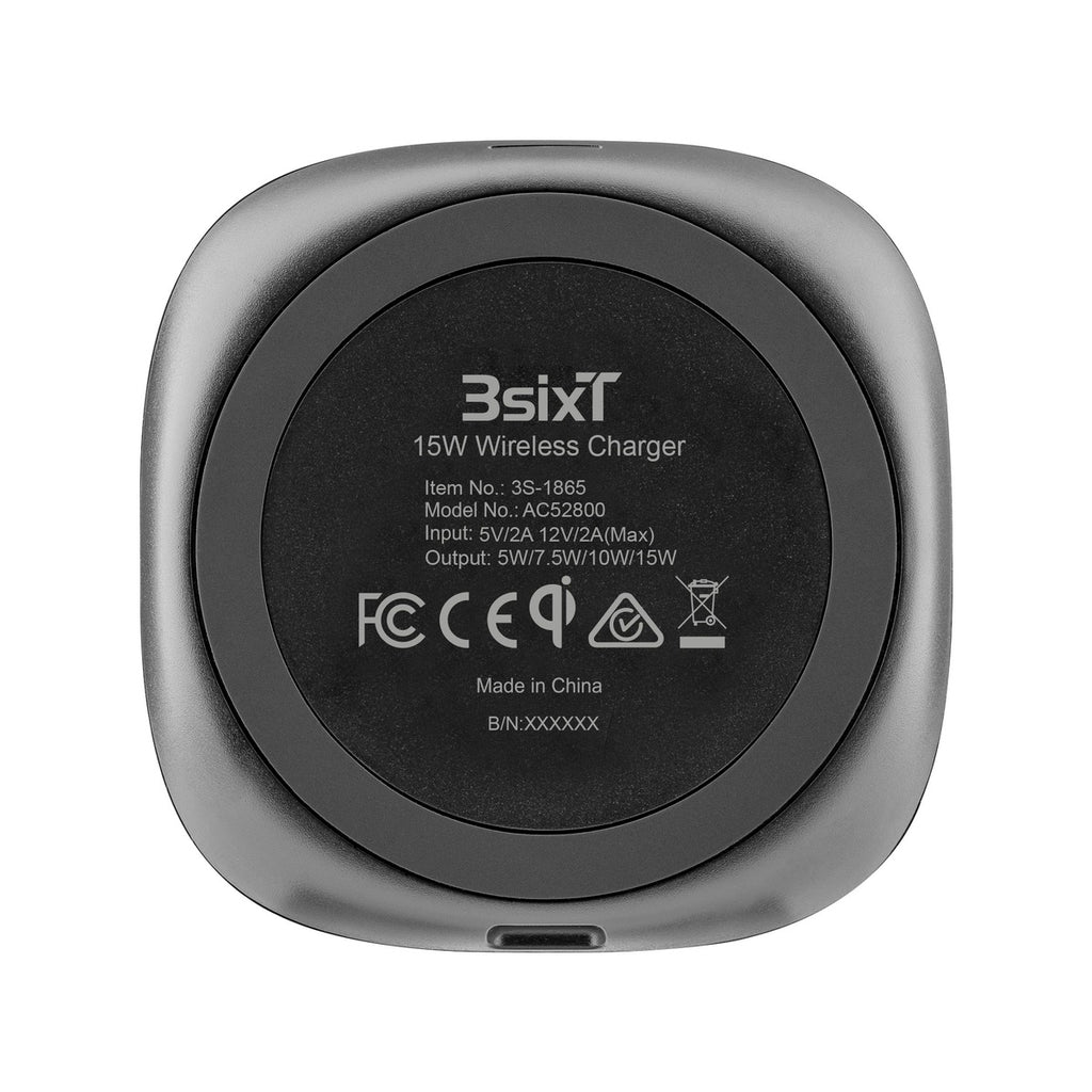 3sixT Qi Wireless Fast Charger+Wall Charger USB-A QC3 3A– 3sixT Gear