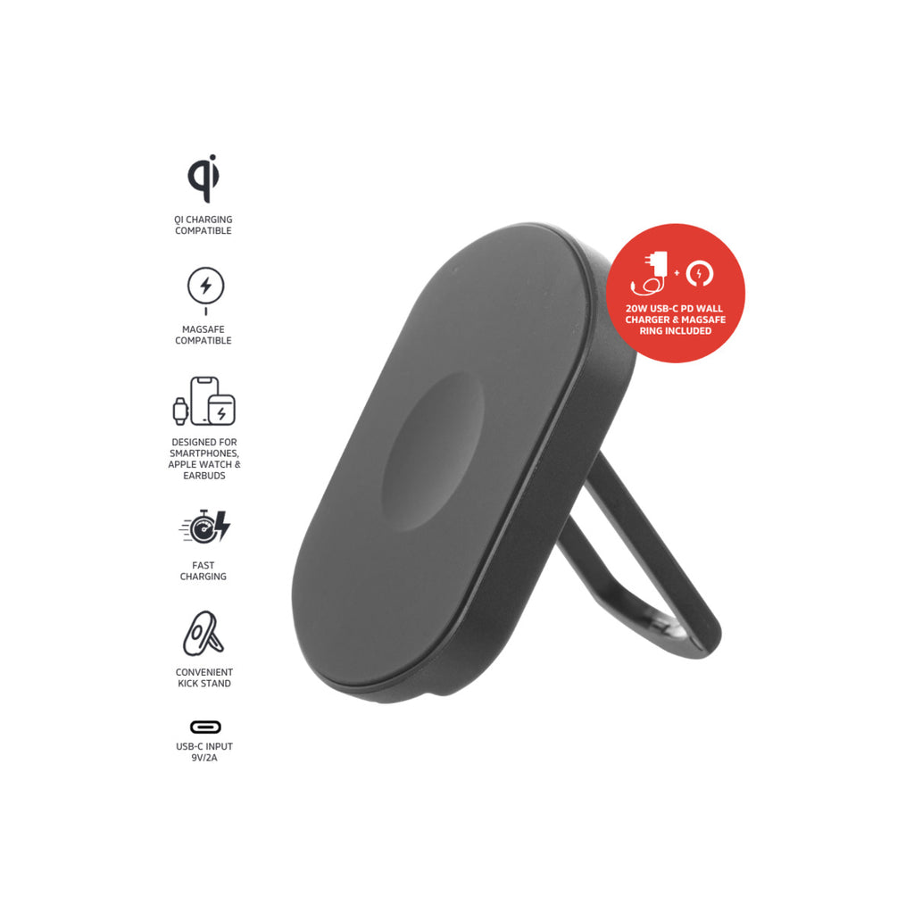 3sixT All In 1 MagSafe Charger + 20W Wall Charger - Black– 3sixT Gear